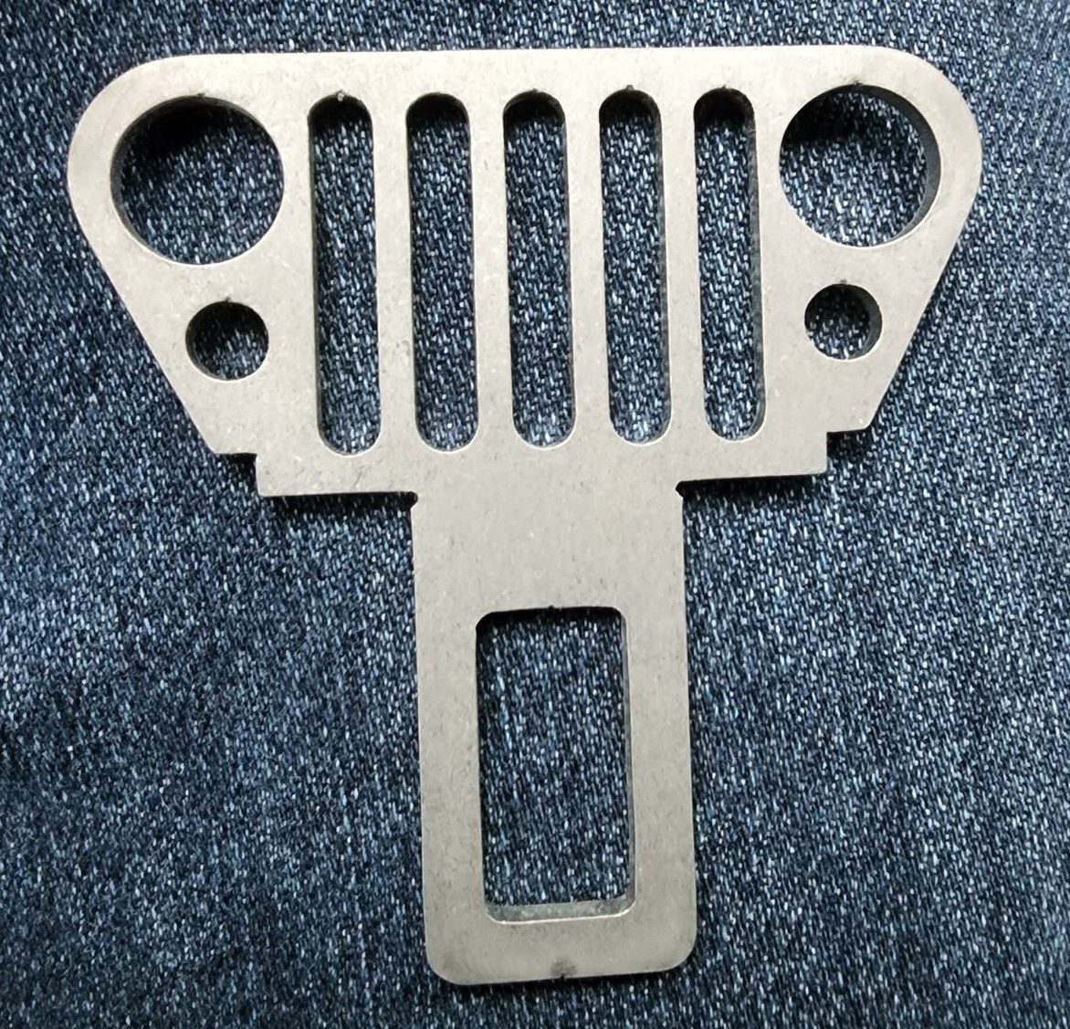 Stainless Steel Jeep Grill Seat Belt Silencers – Erika Warren